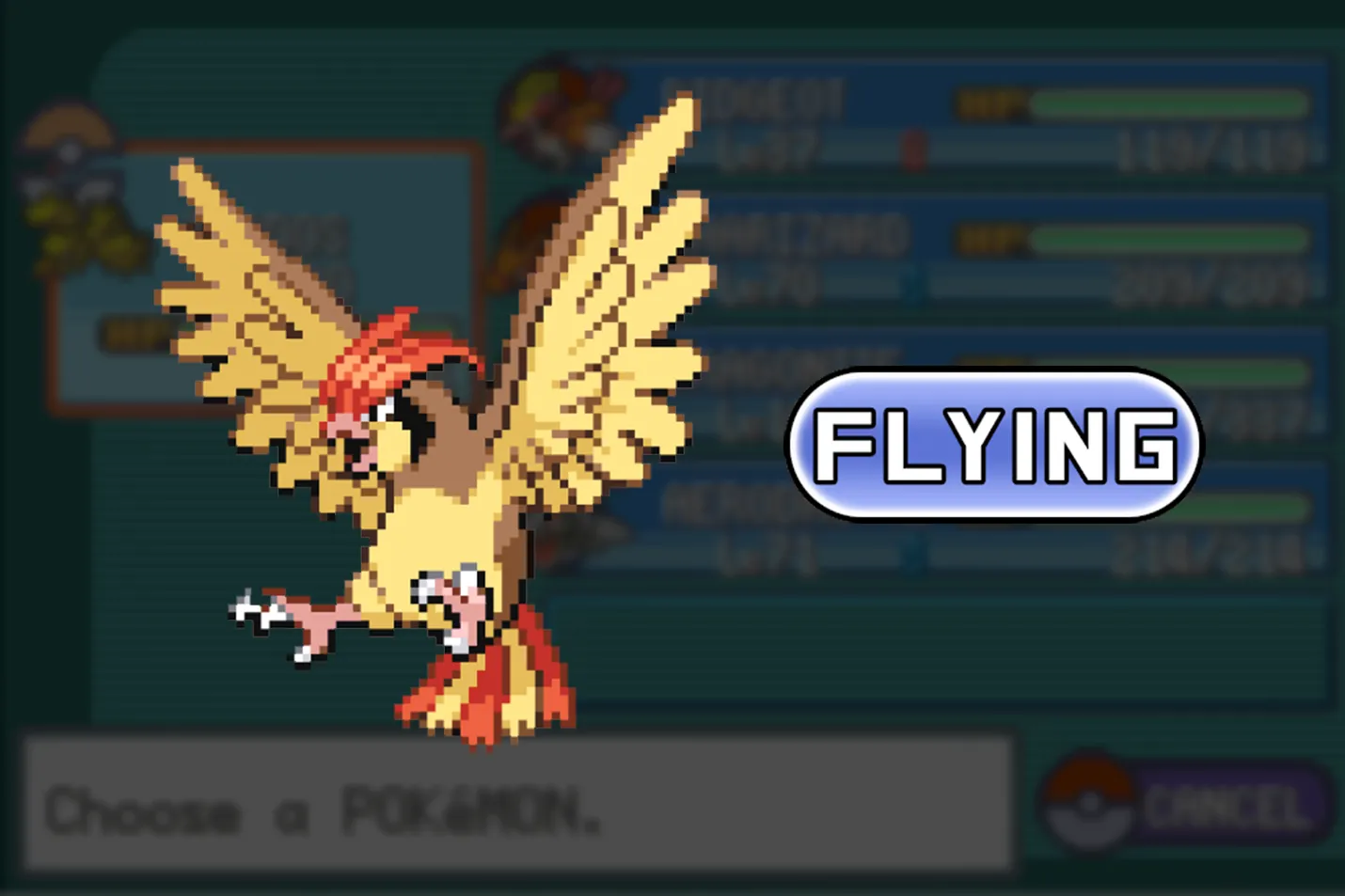 Le top 5 des meilleurs Pokémon de type volant en Rouge Feu et Vert ...