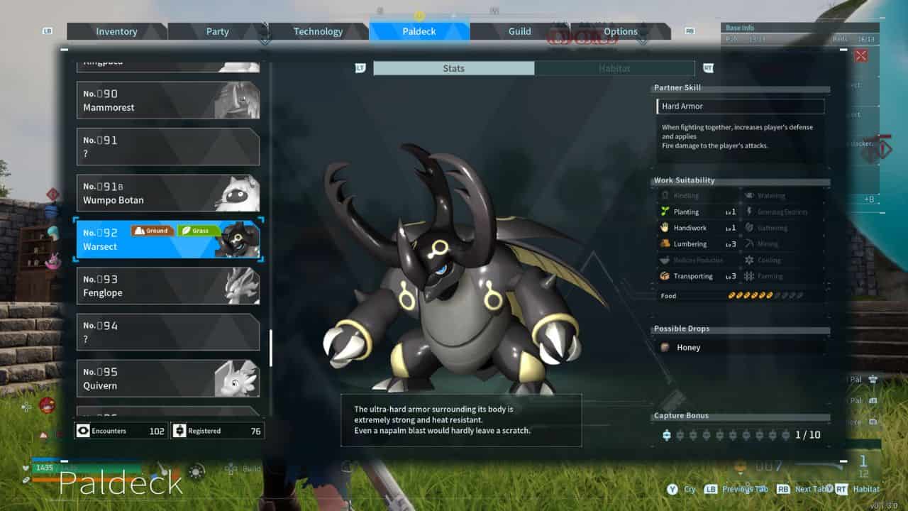 Palworld como obter o Warsect - localização do Warsect e itens ...