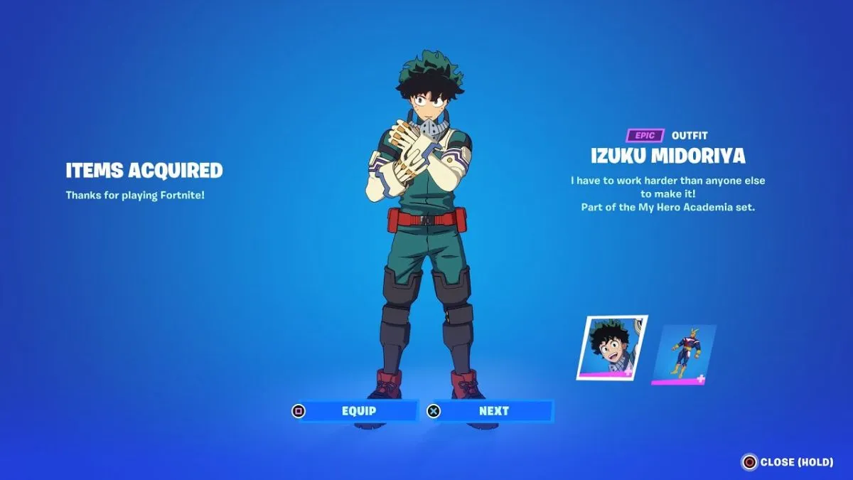 Comment les skins et packs My Hero Academia sont-ils obtenus dans ...